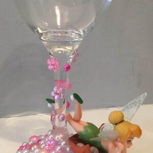 Tinkerbell Glass, Disney Princess Tinkerbell, Tinker Bell Wine Glass ...