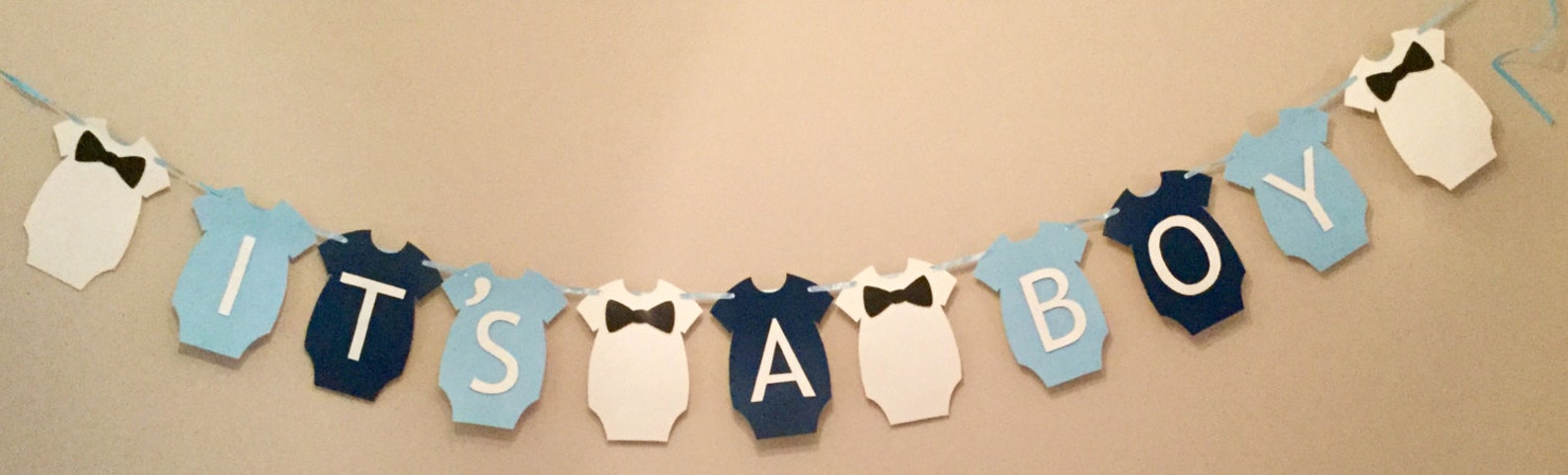 Baby Boy Banner Baby Shower Banner Baby Shower Décor - Etsy
