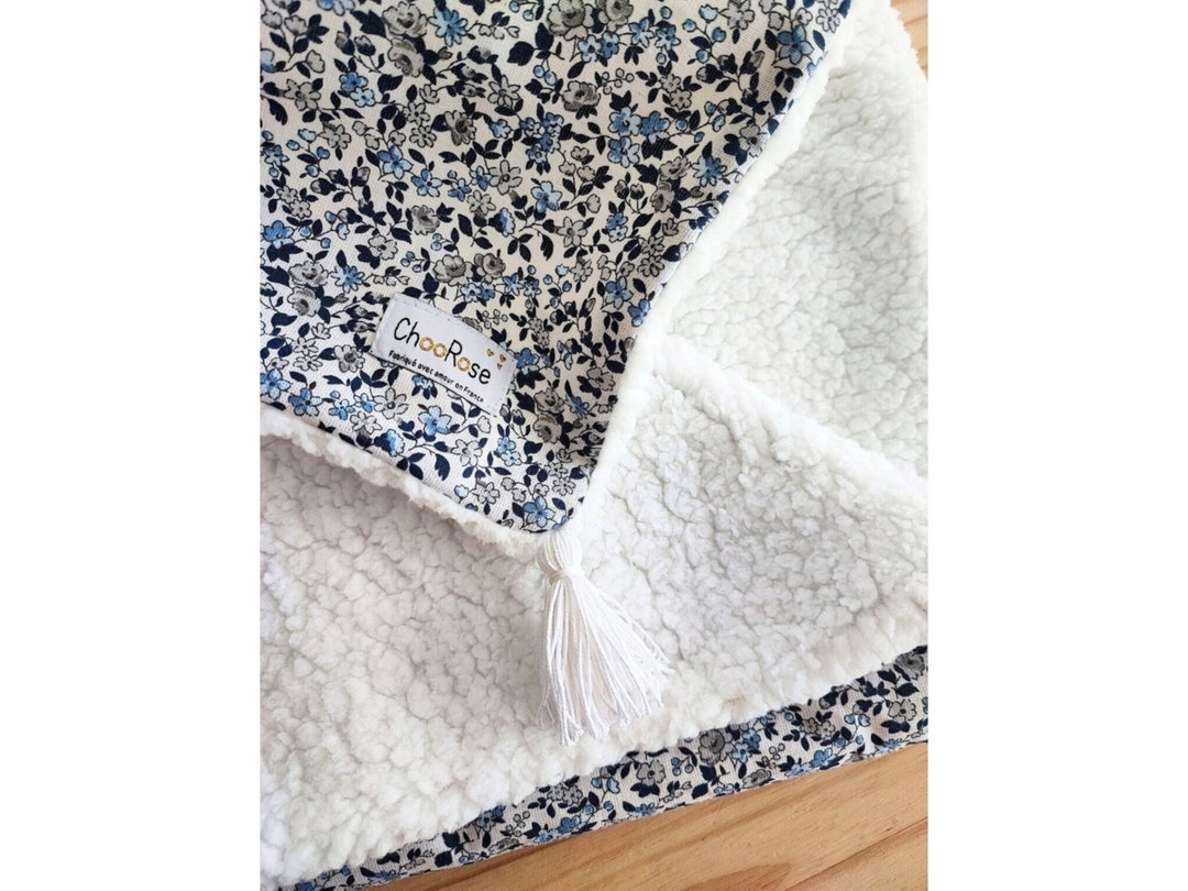 Customizable Baby Blanket Suzanne Blue Baby Fur Blanket - Etsy