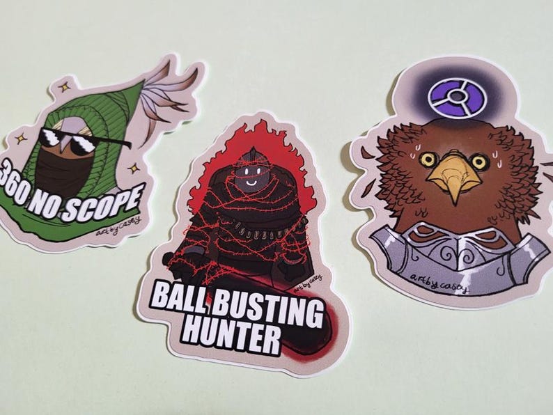Nightreign Vinyl Stickers - Etsy