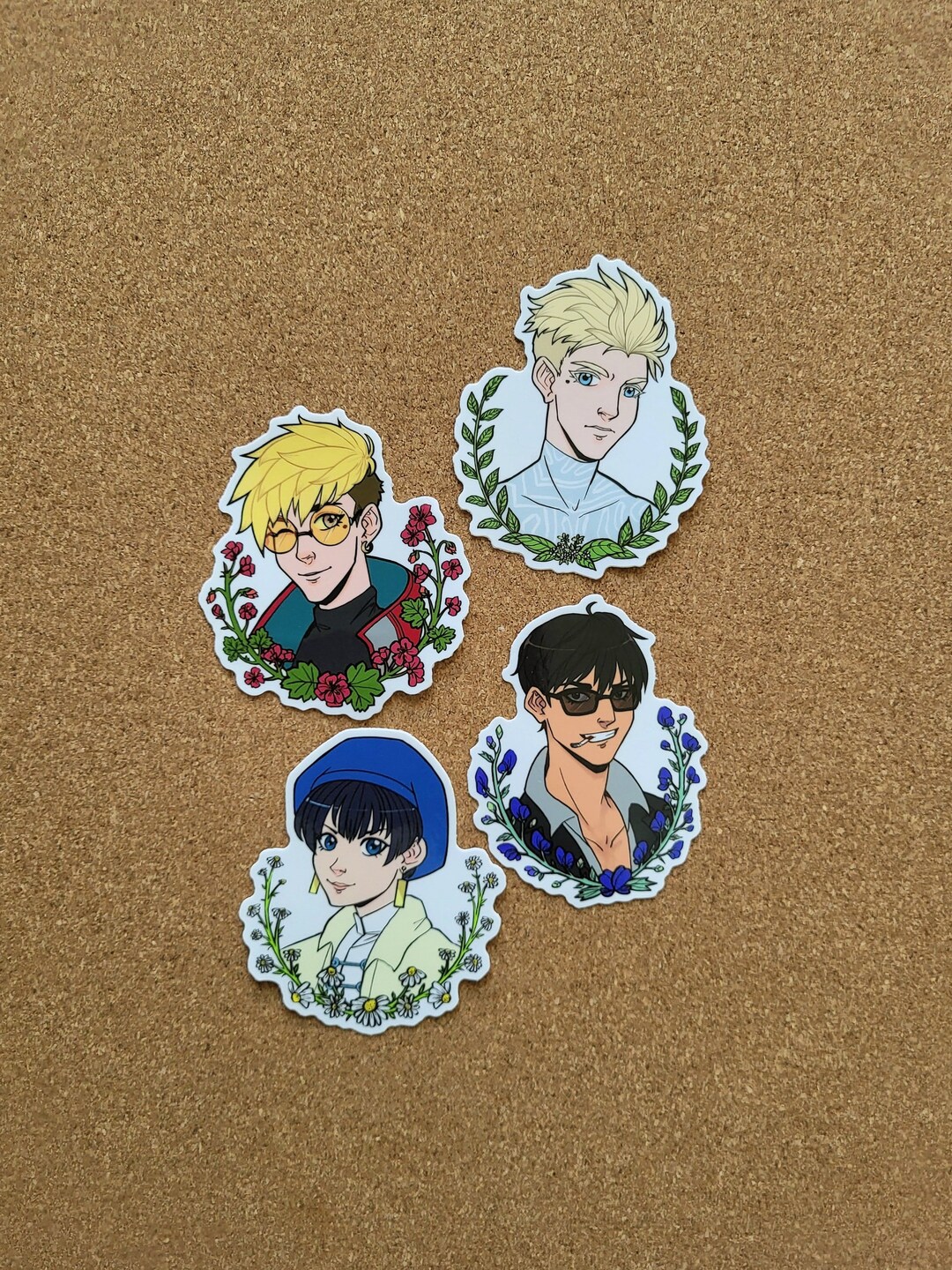Trigun Flower Stickers - Etsy