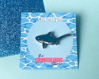 Thresher Shark Hard Enamel Gold Plated Lapel Pin - Etsy