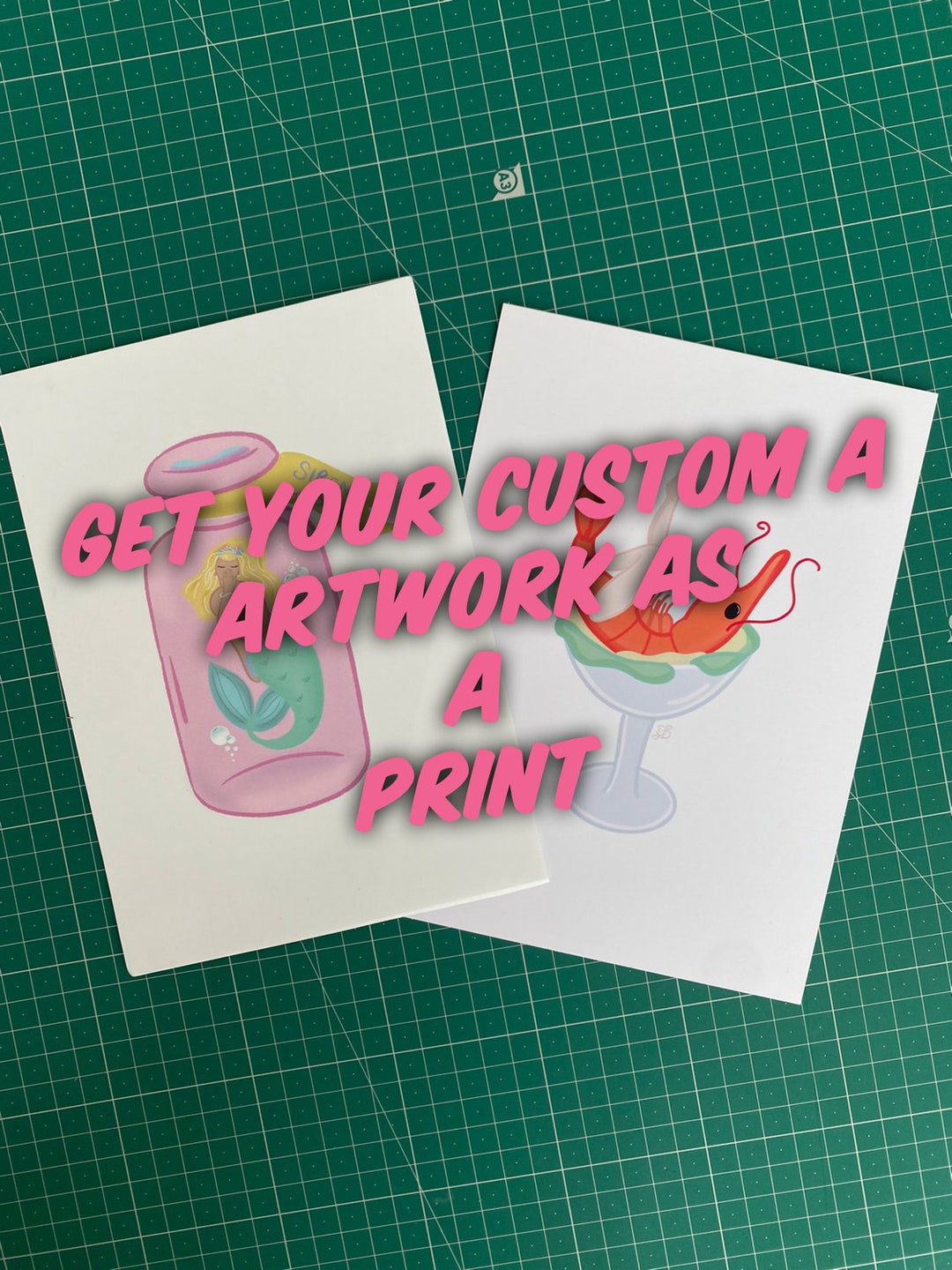 Custom Artwork Art Print A5 - Etsy