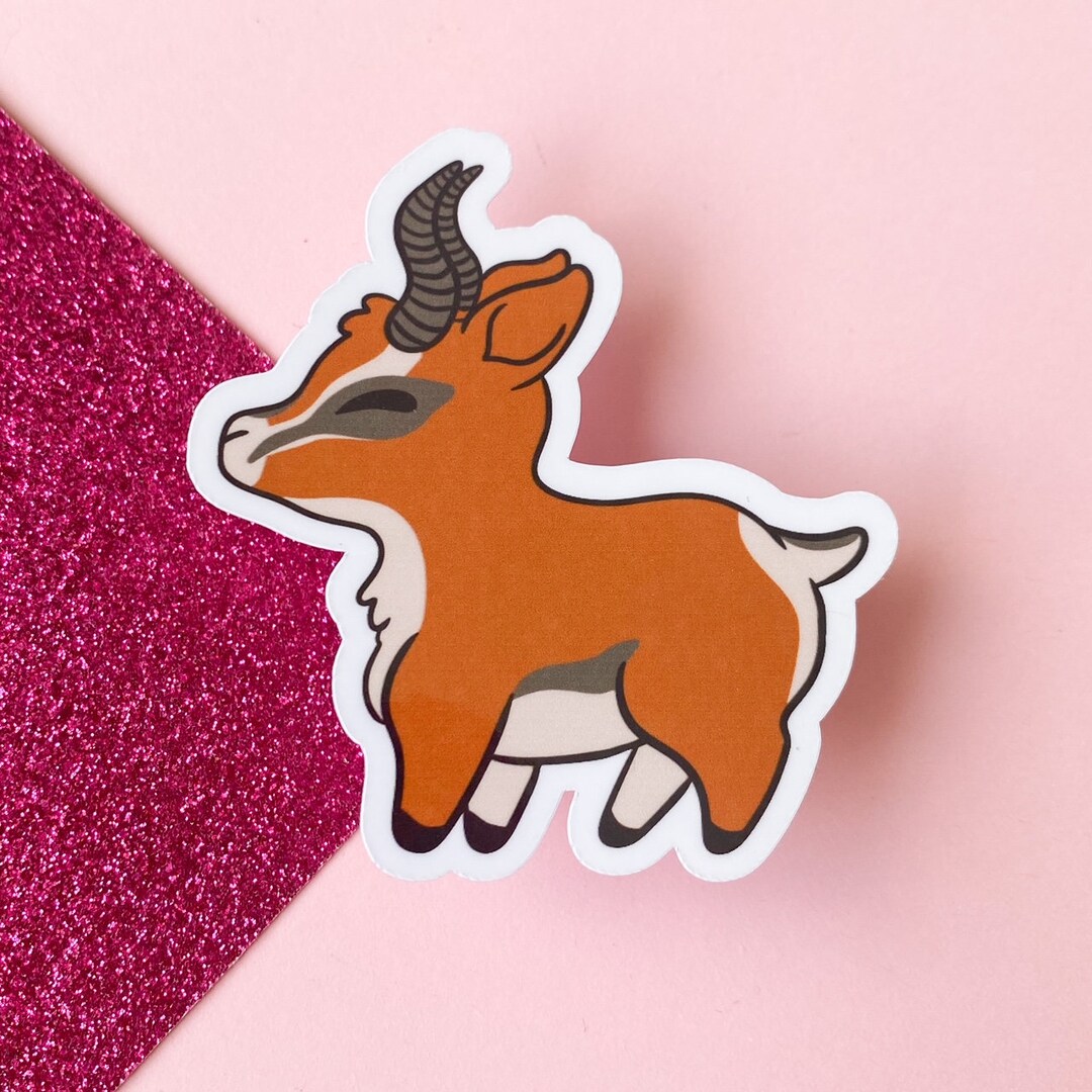 Gabby the Gazelle Sticker | Bullet Journal, Scrapbook Sticker, Planner ...