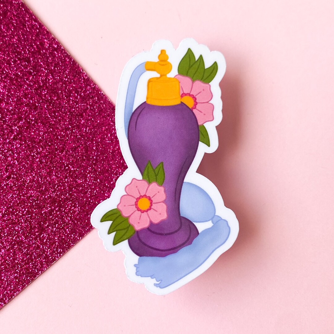 Vintage Inspired Traditional Tattoo Style Perfume Bottle Sticker - Etsy