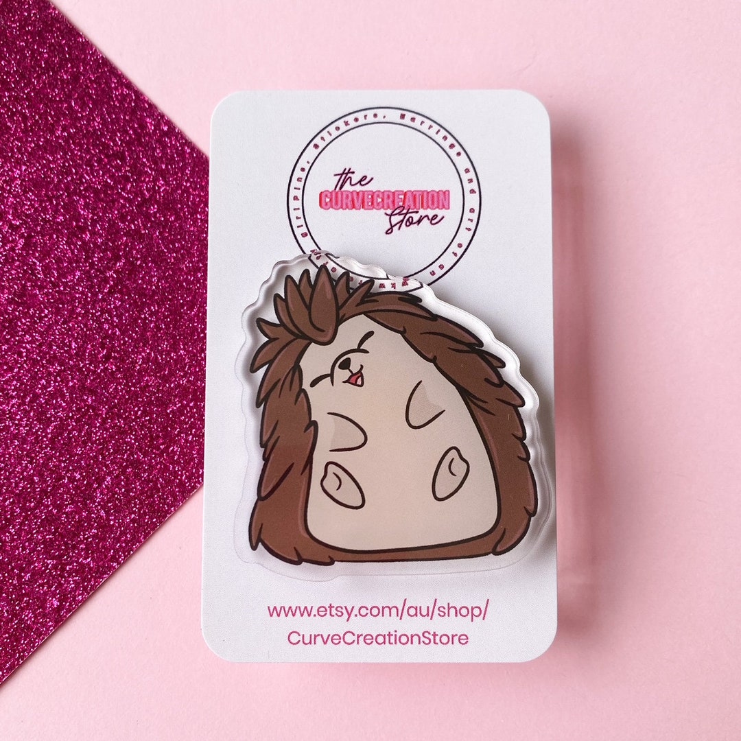 Holly the Hedgehog Acrylic Pin - Etsy