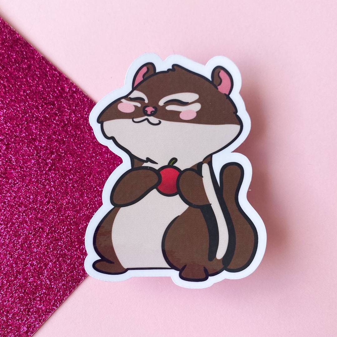 Champ the Chipmunk Sticker | Bullet Journal, Scrapbook Sticker, Planner ...