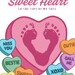 Valentine's Day Printable Footprint Craft | Sweet Heart Footprint Art ...