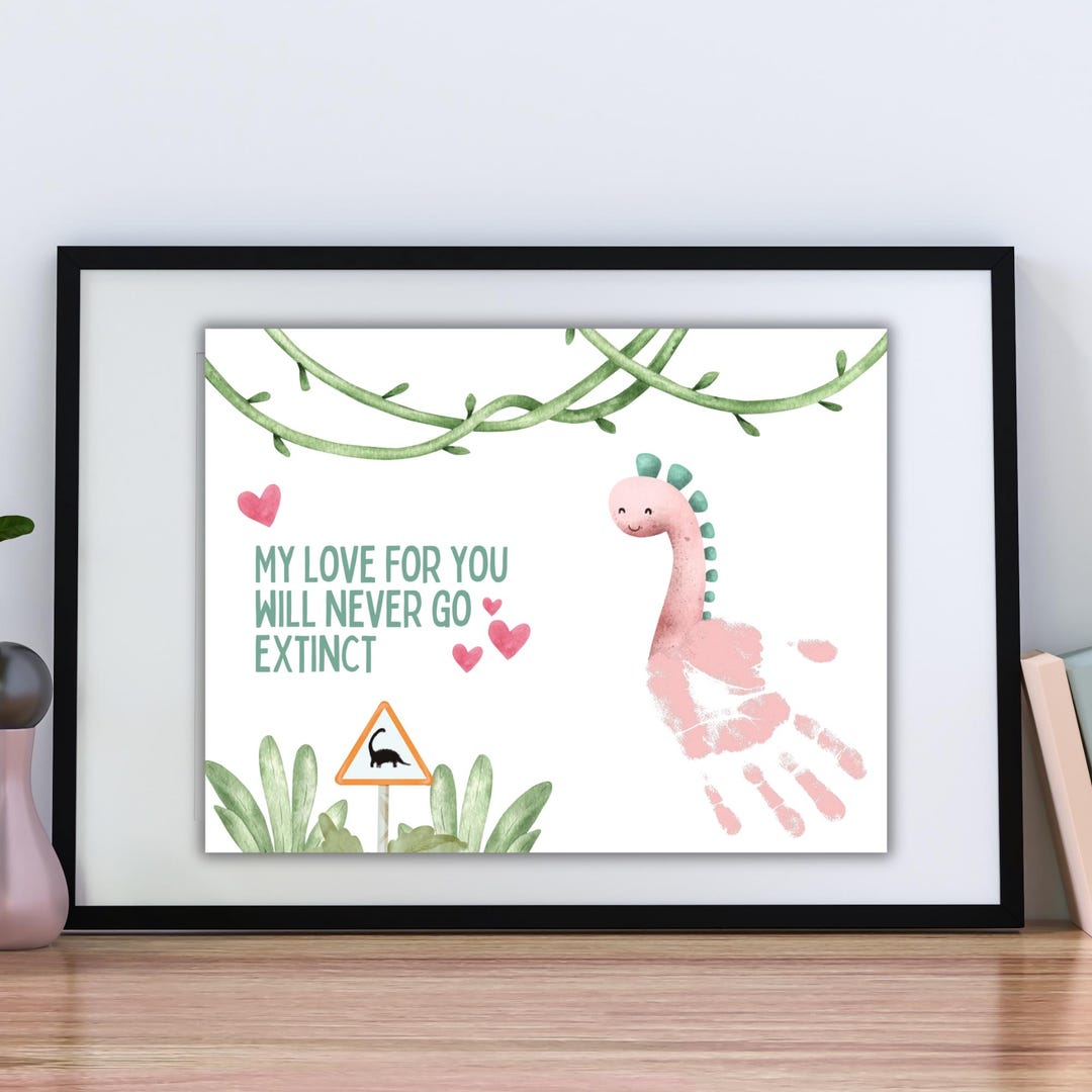 Printable Valentine's Handprint Craft | My Love for You Will Never Go ...