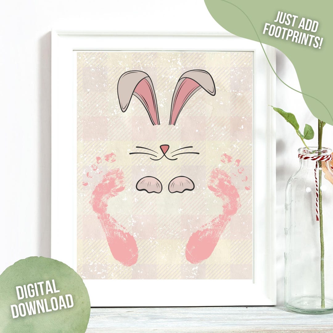 Easter Printable Handprint Craft | Easter Basket Fingerprints | Kids ...