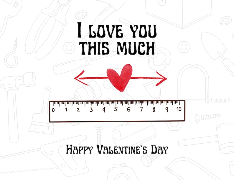 Valentine's Day Printable Handprint Craft | I Love You This Much ...