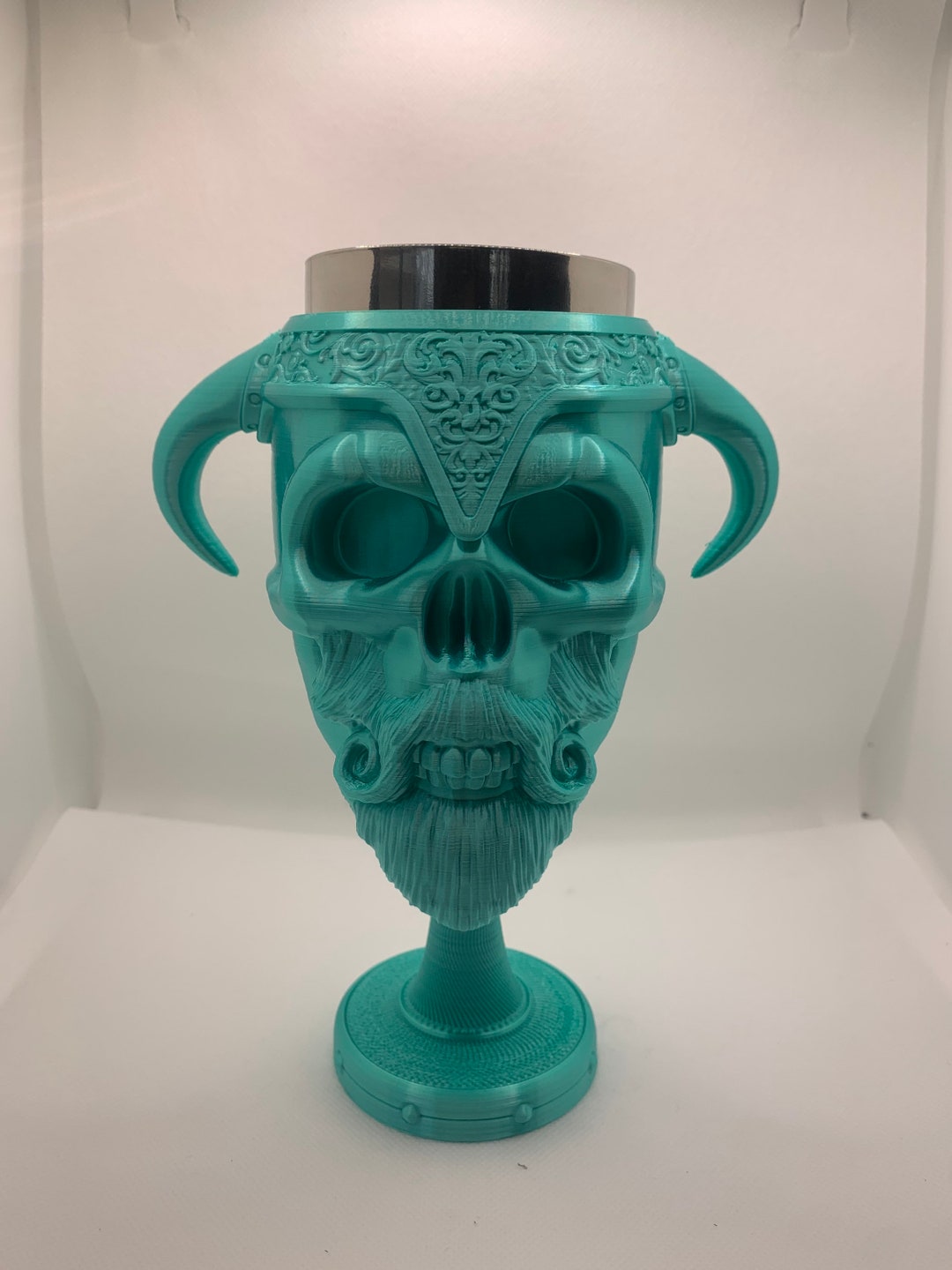 Viking King Skull Chalice/3d Printed Chalice - Etsy