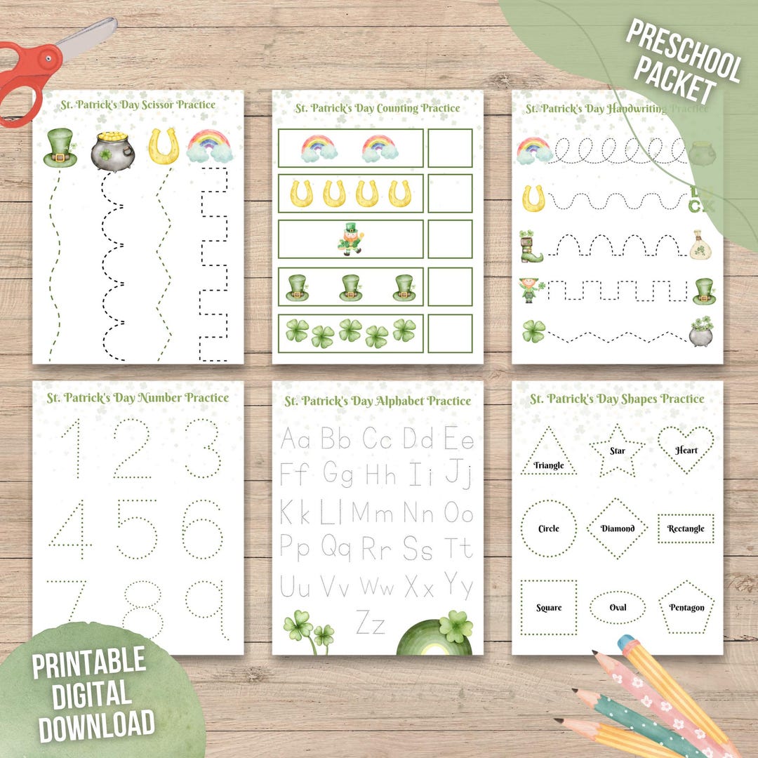 Kids St Patricks Day Activities | St Pattys Educational DIY | Classroom ...