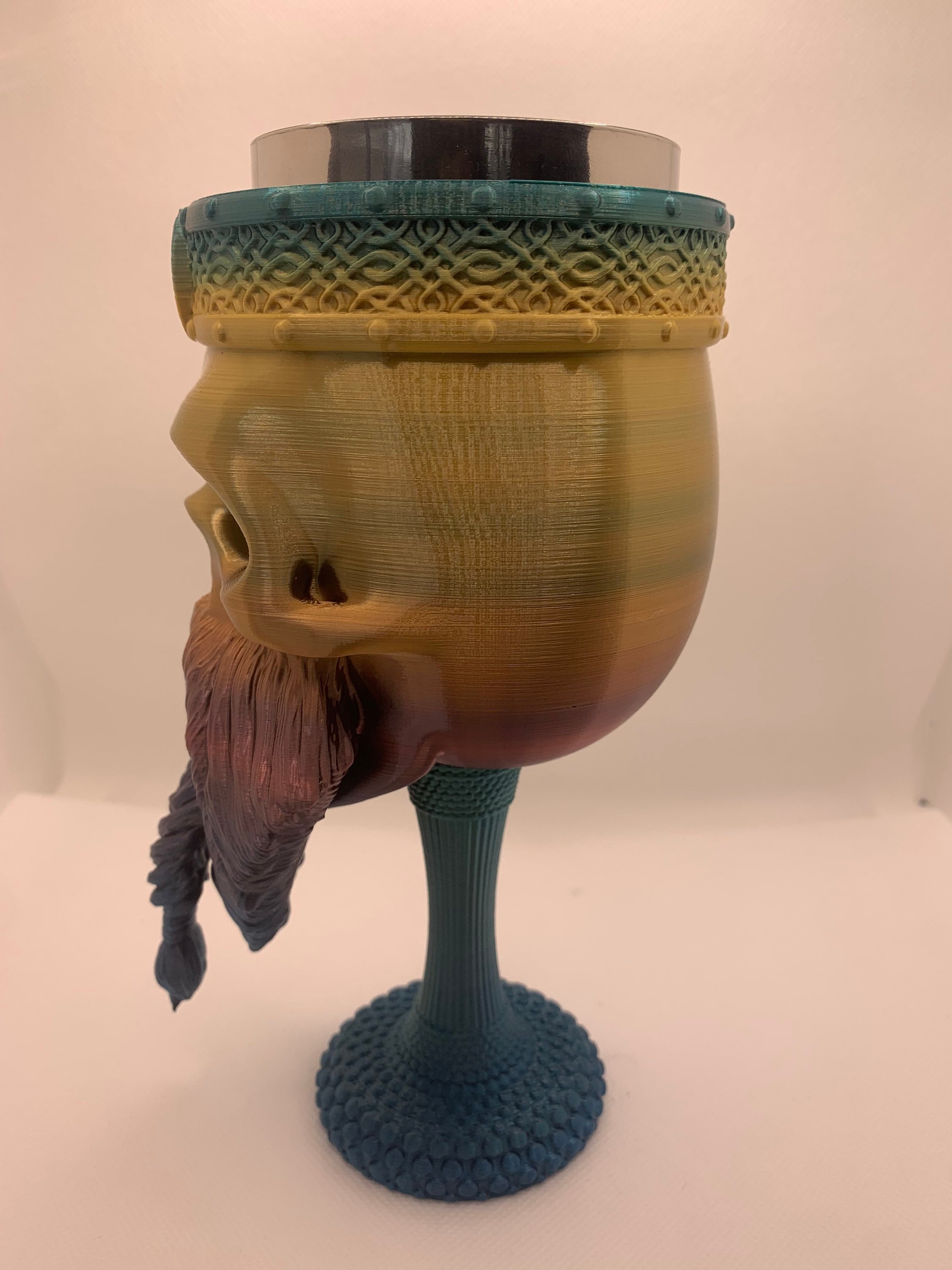 Celtic King Skull Chalice/3d Printed Chalice - Etsy