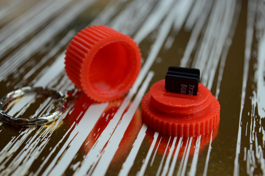 3d Printed Micro SD Card Case Keychain - Etsy