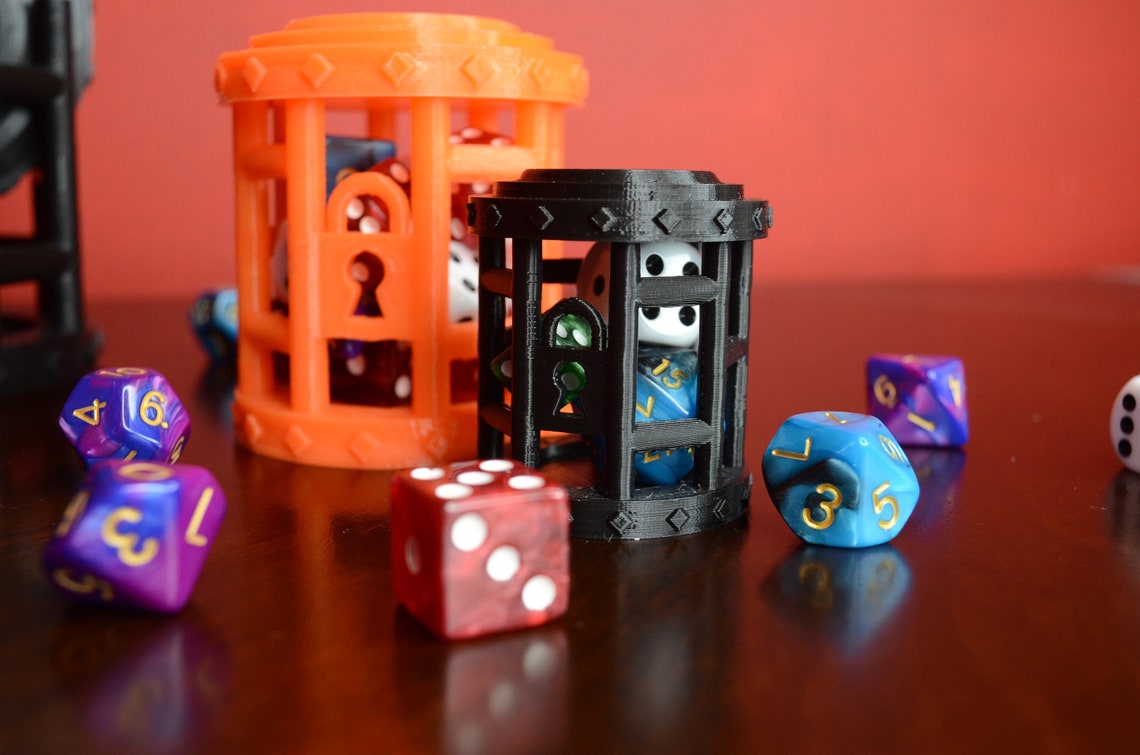 3d Printed Dice Prison Assorted Sizes | Etsy