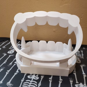 3d Printed Vampire Teeth Candy Dish - Etsy