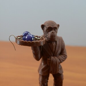 3d Printed Monkey Butler Statue - Etsy