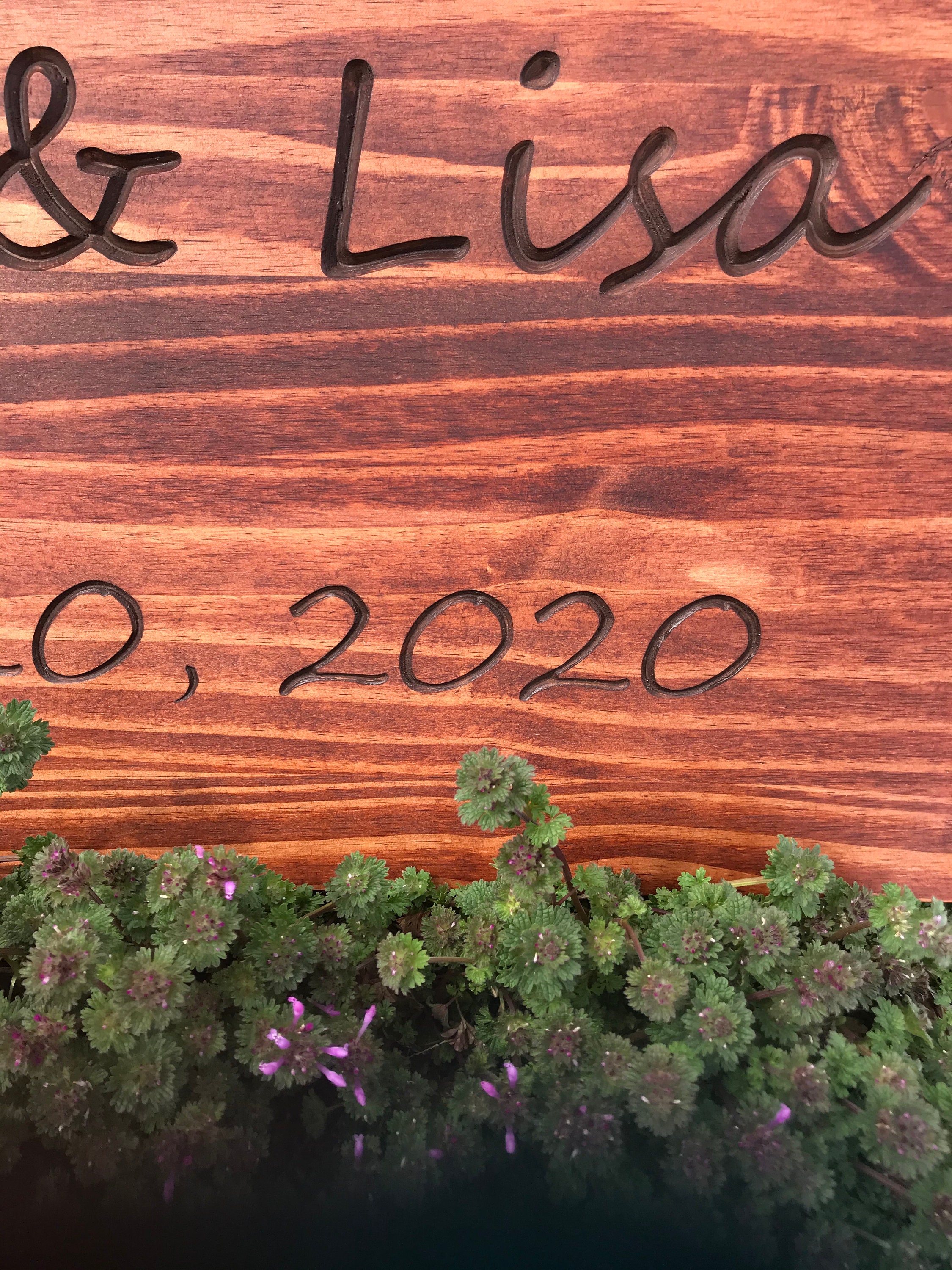 Wedding Welcome Sign Engraved 3D Wedding Sign Welcome to Our Wedding ...