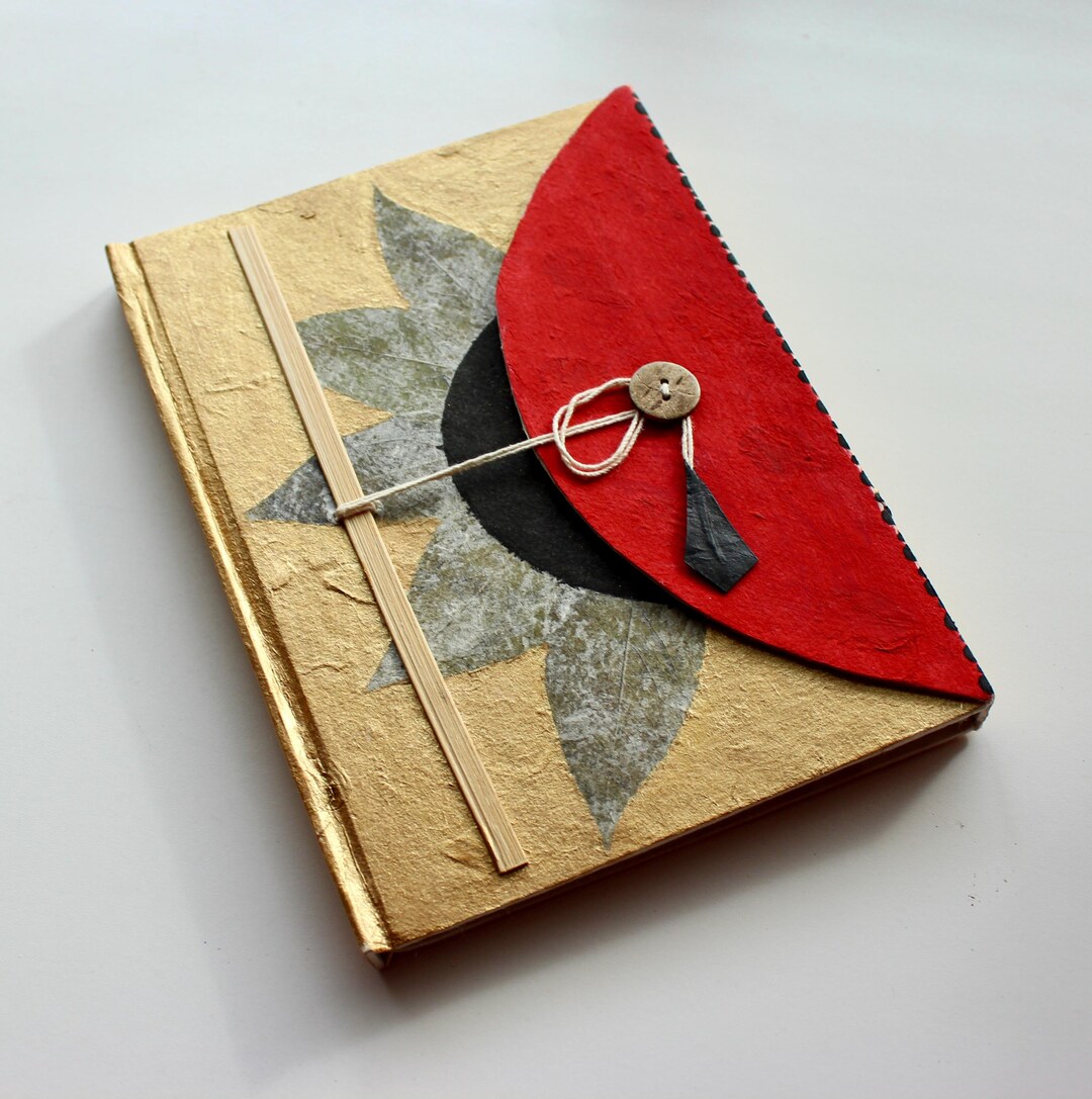 Handmade Journal | Lokta Paper Notebook | Handpainted Journal | Unique ...