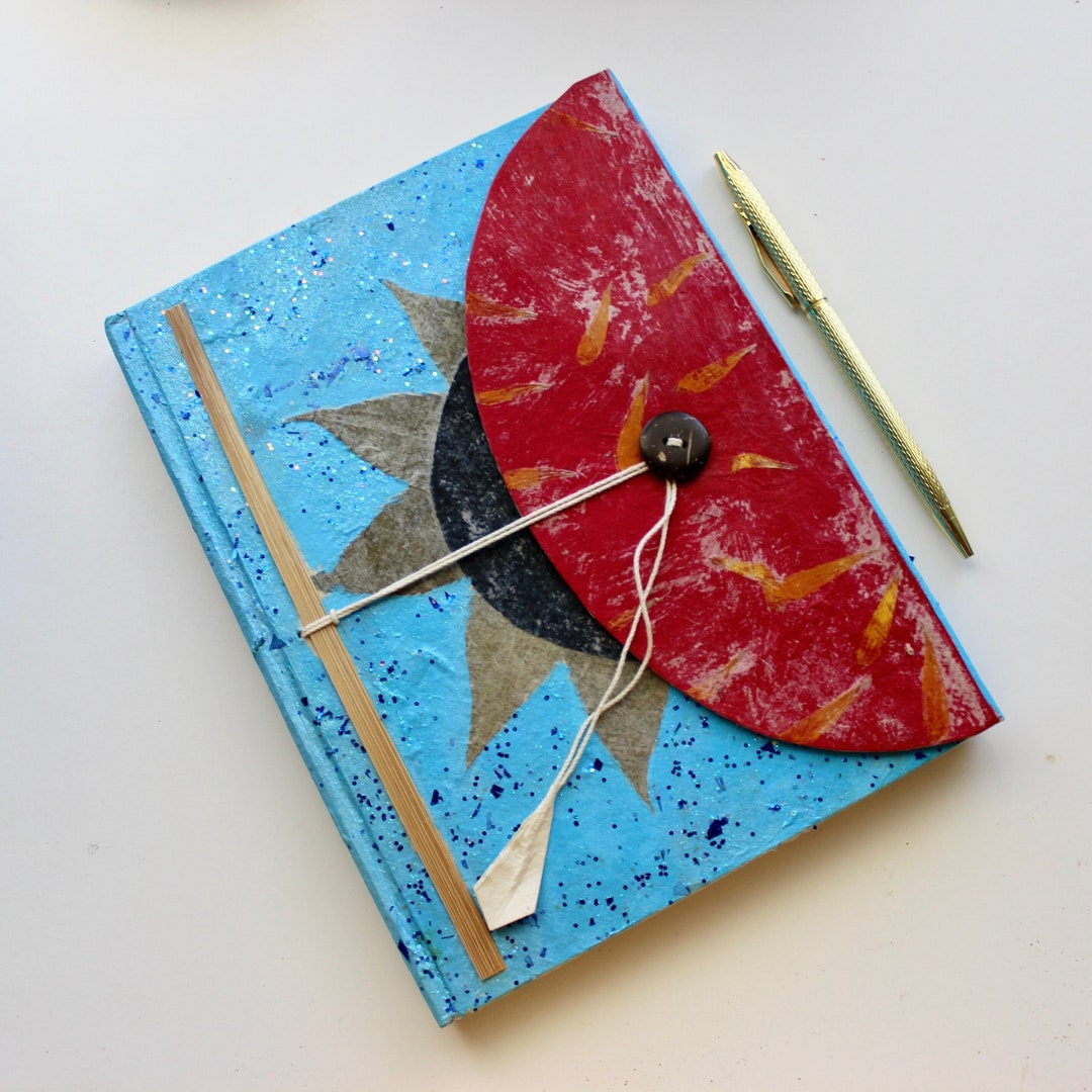 Handmade Handpainted Journal | Lokta Paper Notebook | Beautiful Journal ...