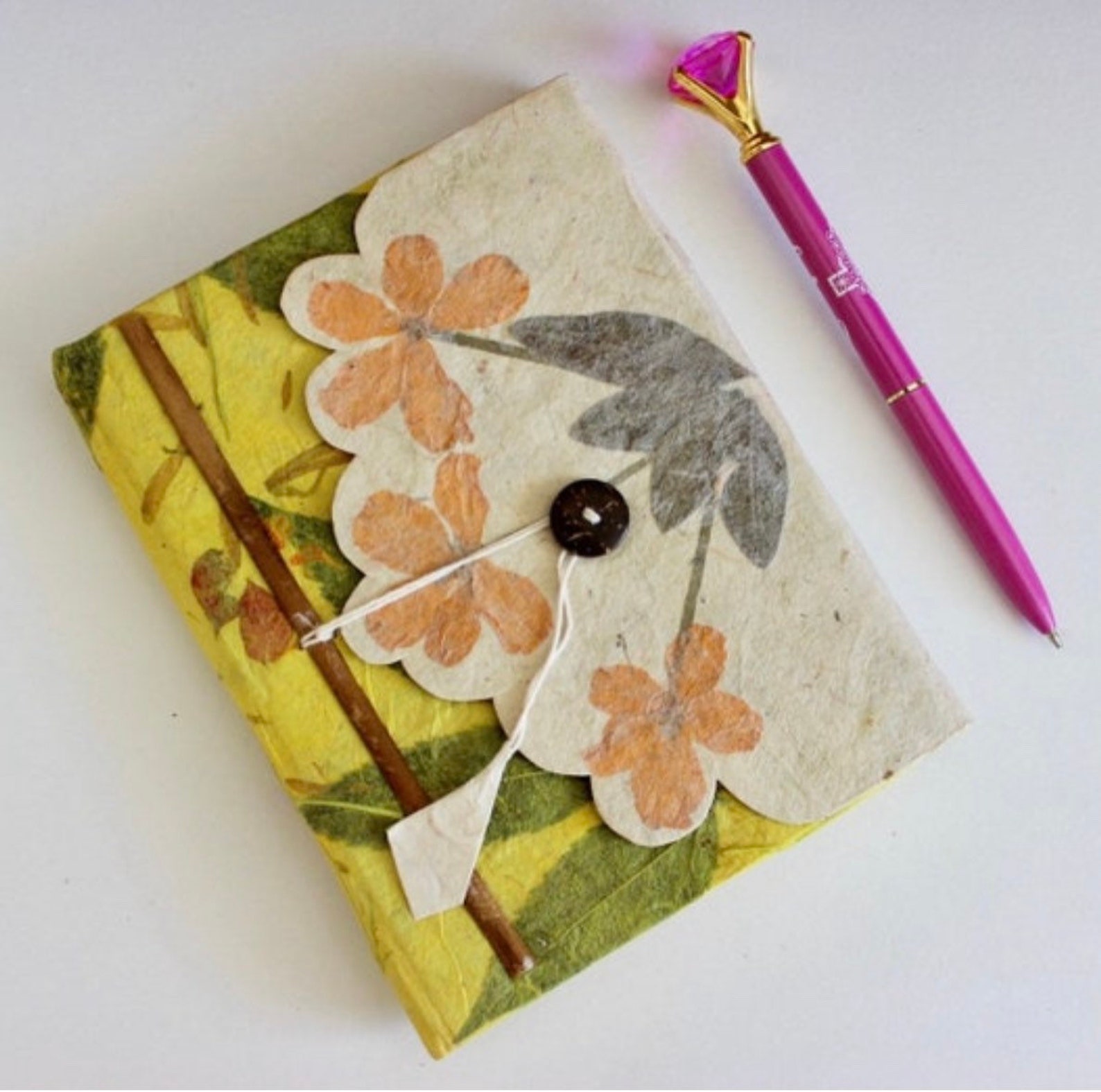 Handmade Journal Lokta Paper Notebook Handmade Paper From | Etsy