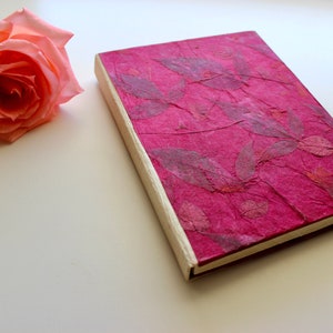 Handmade Floral Journal | Beautiful Notebook | Handmade Paper Notebook ...