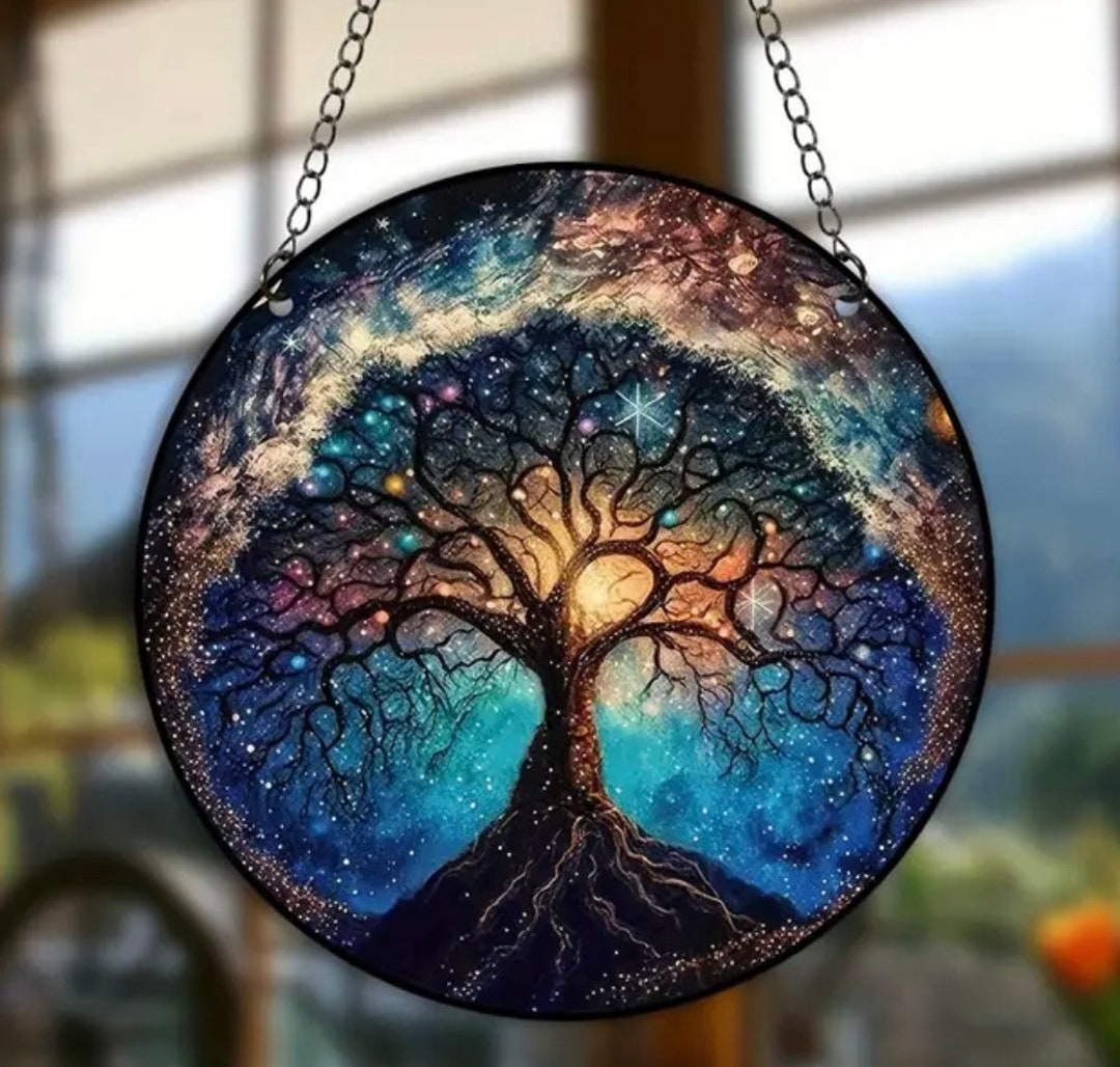Celestial Tree of Life Hanging Decorations Unique Home Decor Beautiful ...