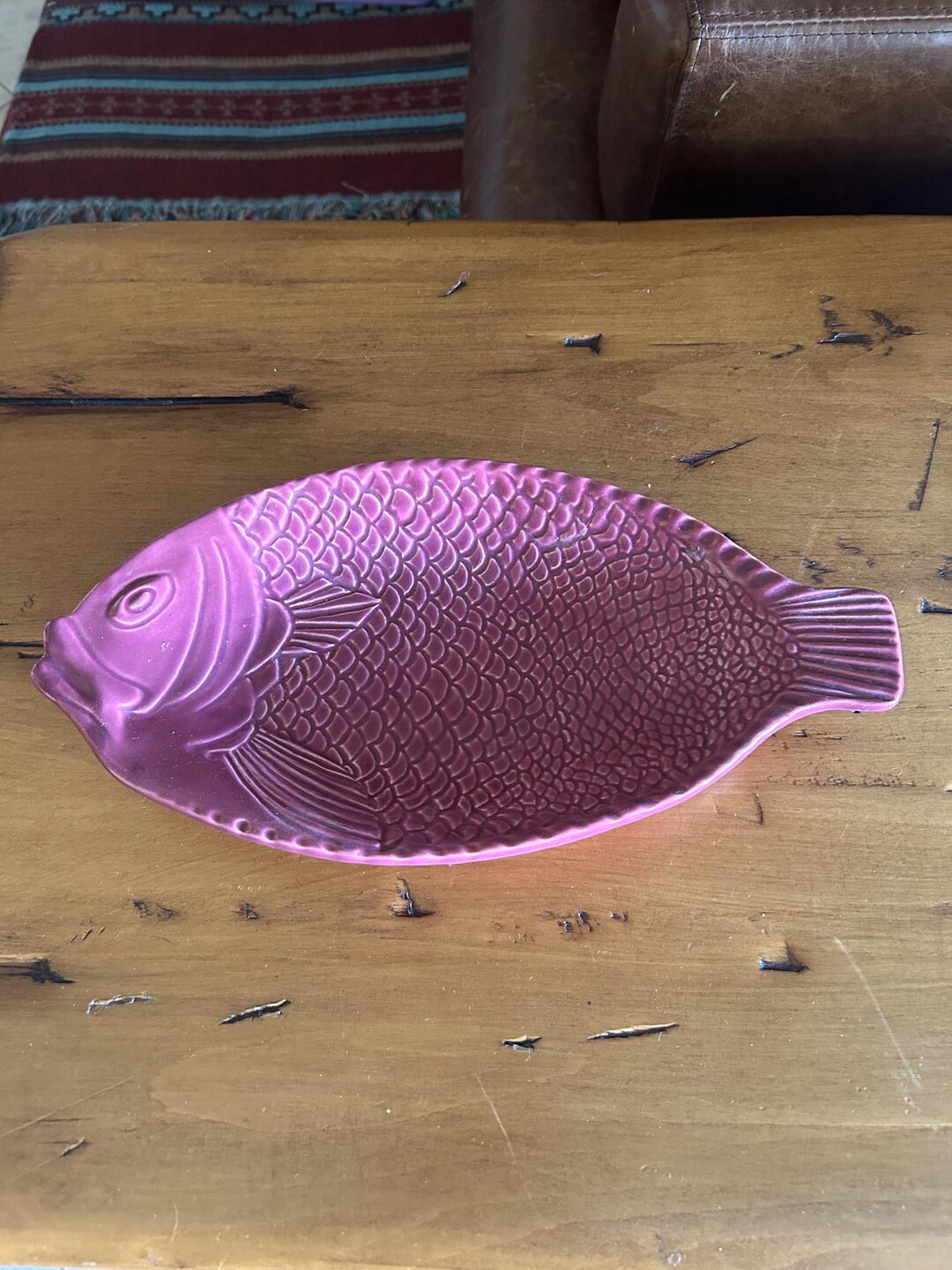 Mccoy Oven Proof Fish Platter - Etsy