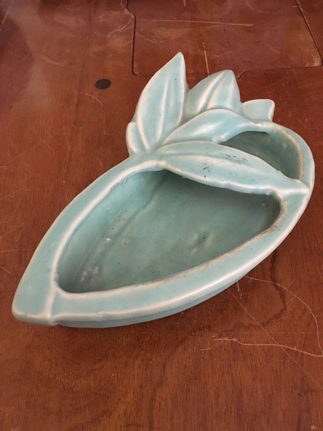 Nelson Mccoy Bud Tray in Aqua - Etsy