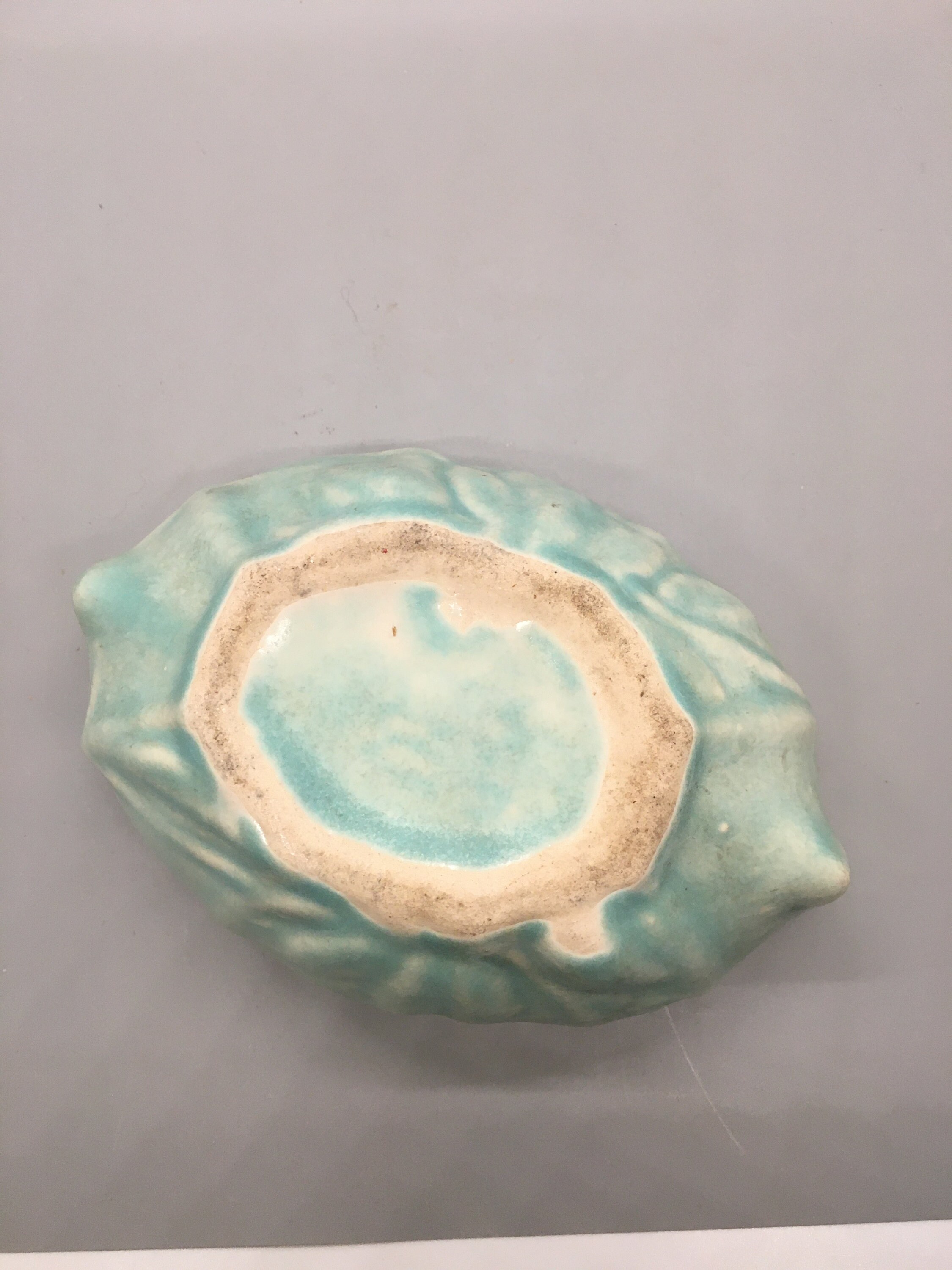 Nelson Mccoy Small Console Bowl in Aqua - Etsy