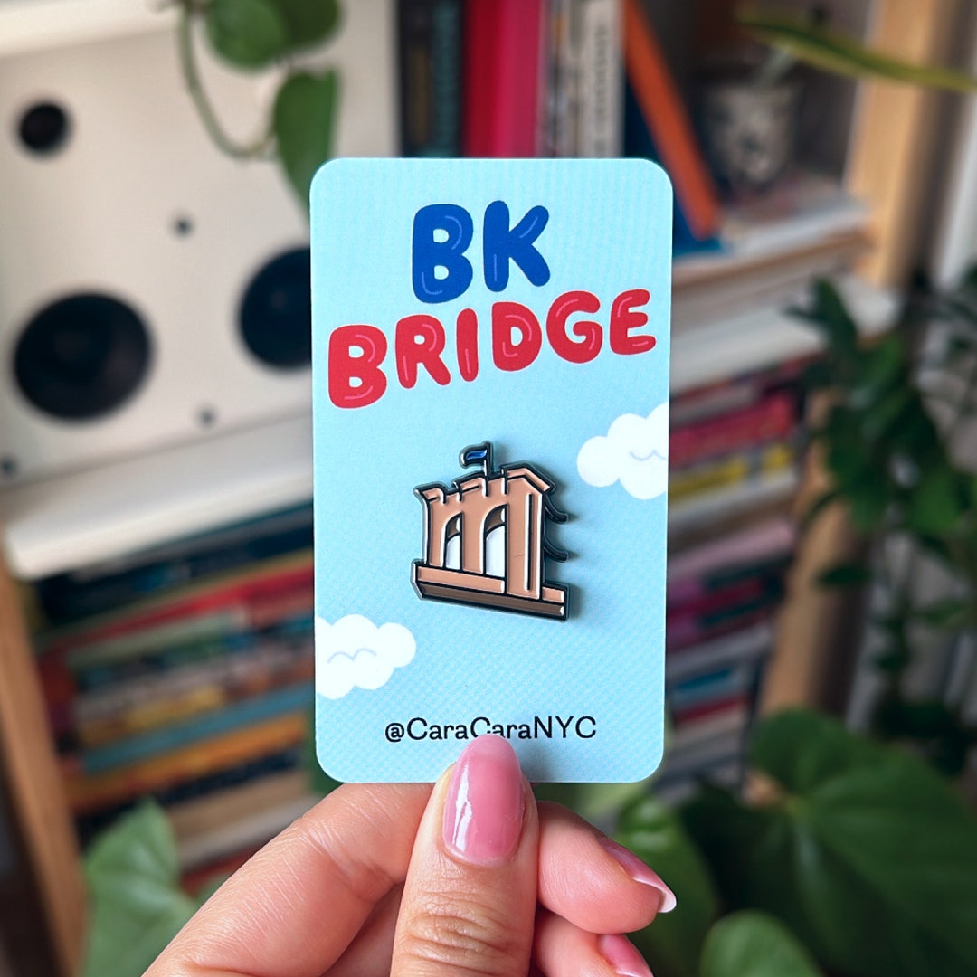 Brooklyn Bridge Enamel Pin - Etsy