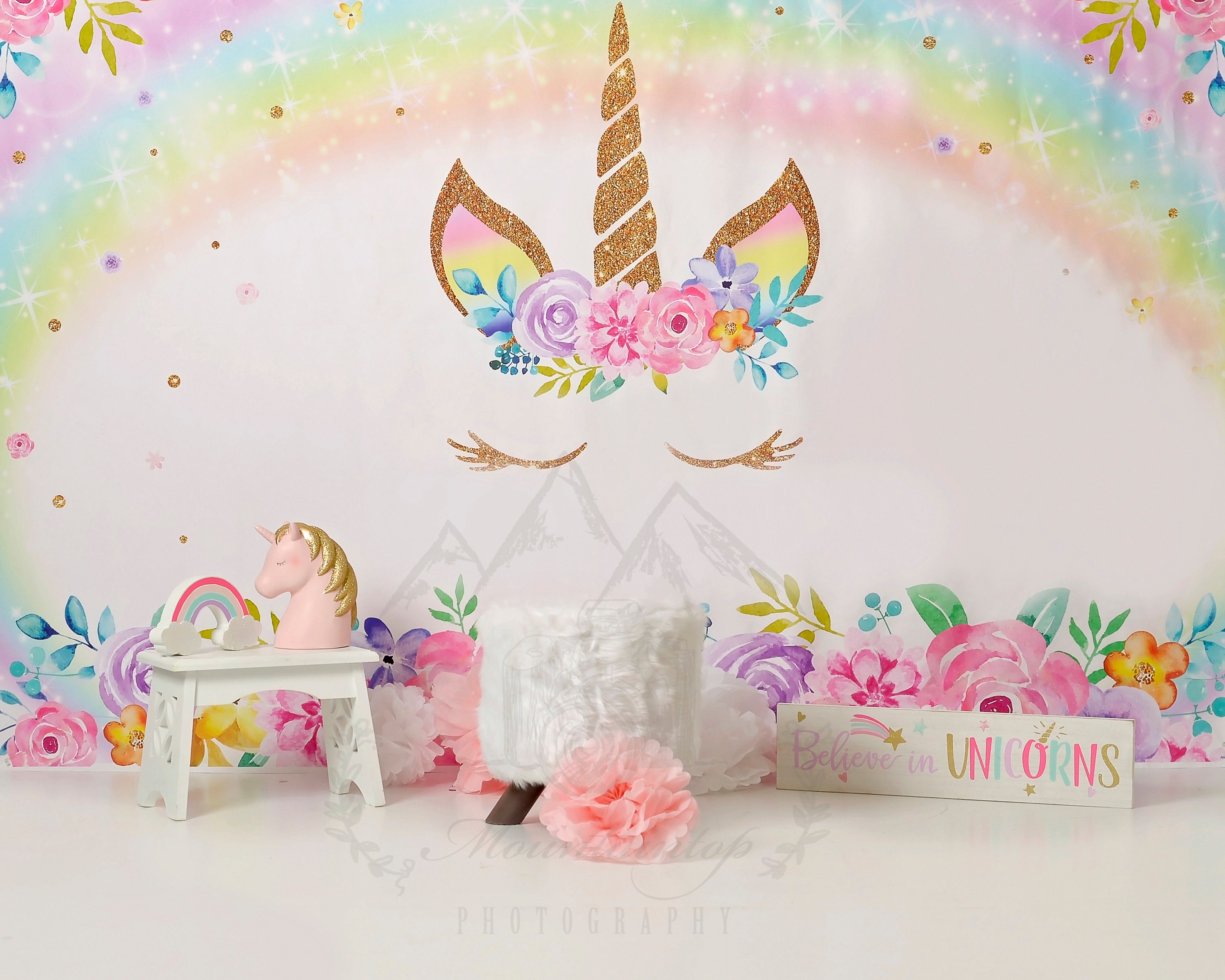 Unicorn Photography Backdrop