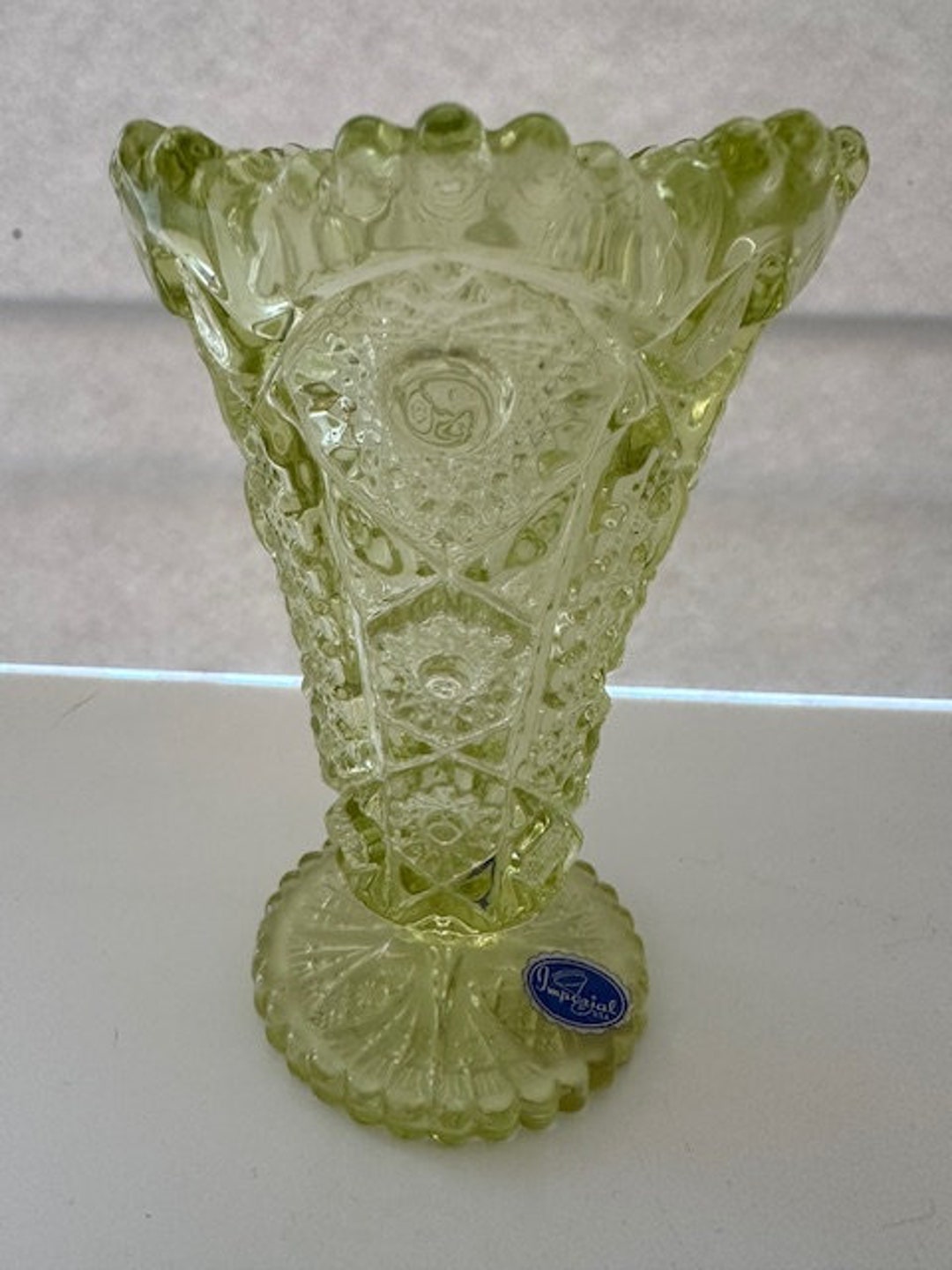 Imperial Glass Vase - Etsy