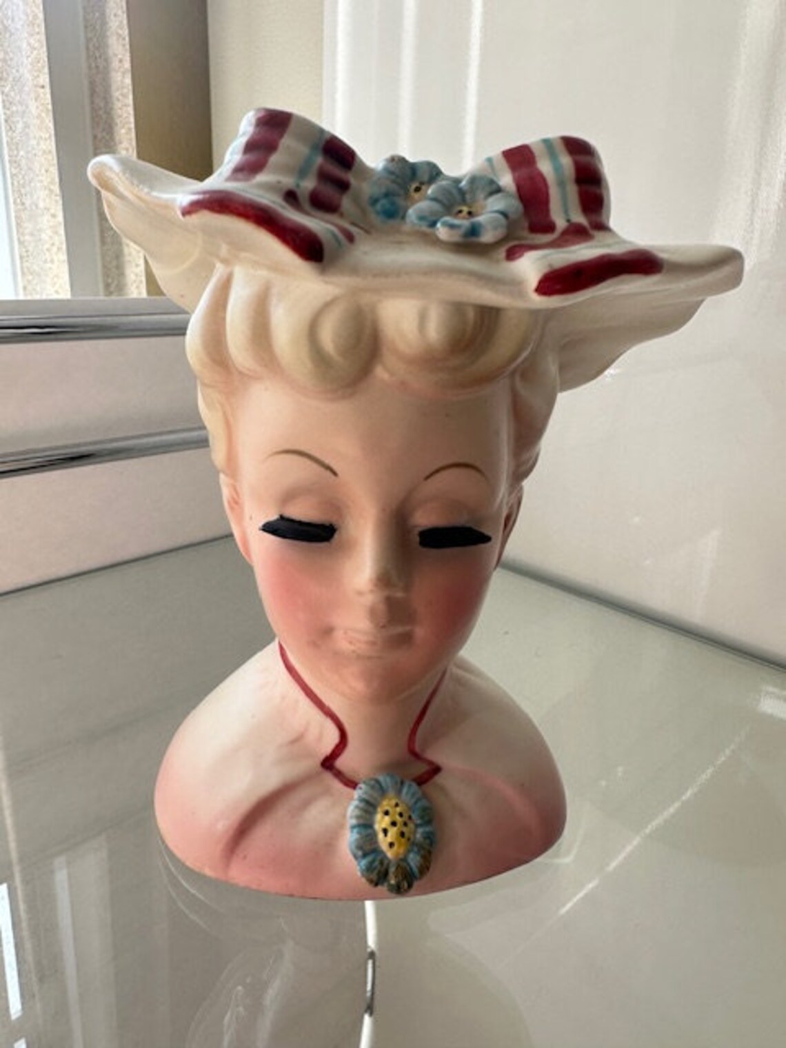 Lefton Head Vase #2358 - Etsy