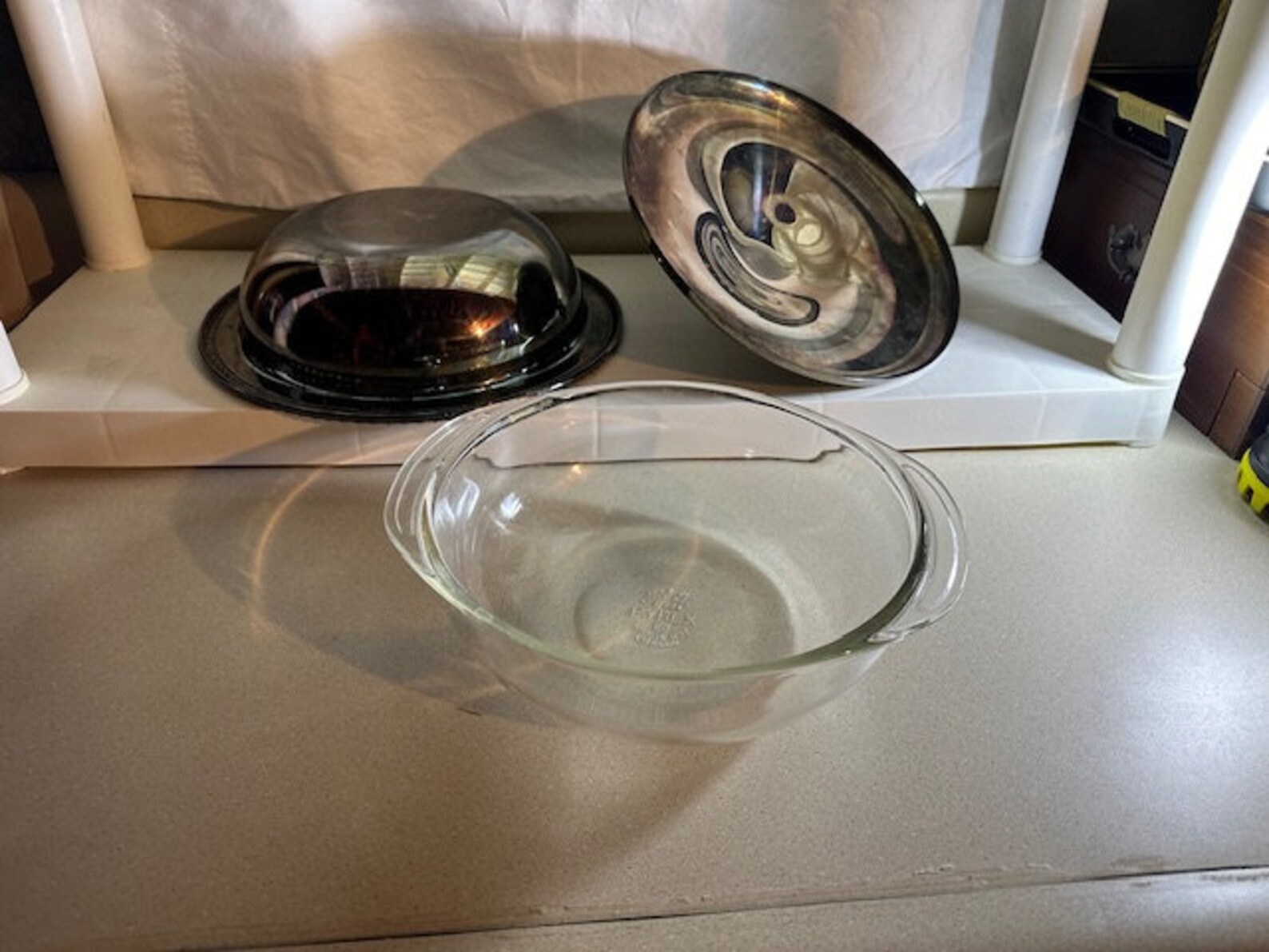 Vintage PYREX Silver Plated Casserole Serving Dish - Etsy