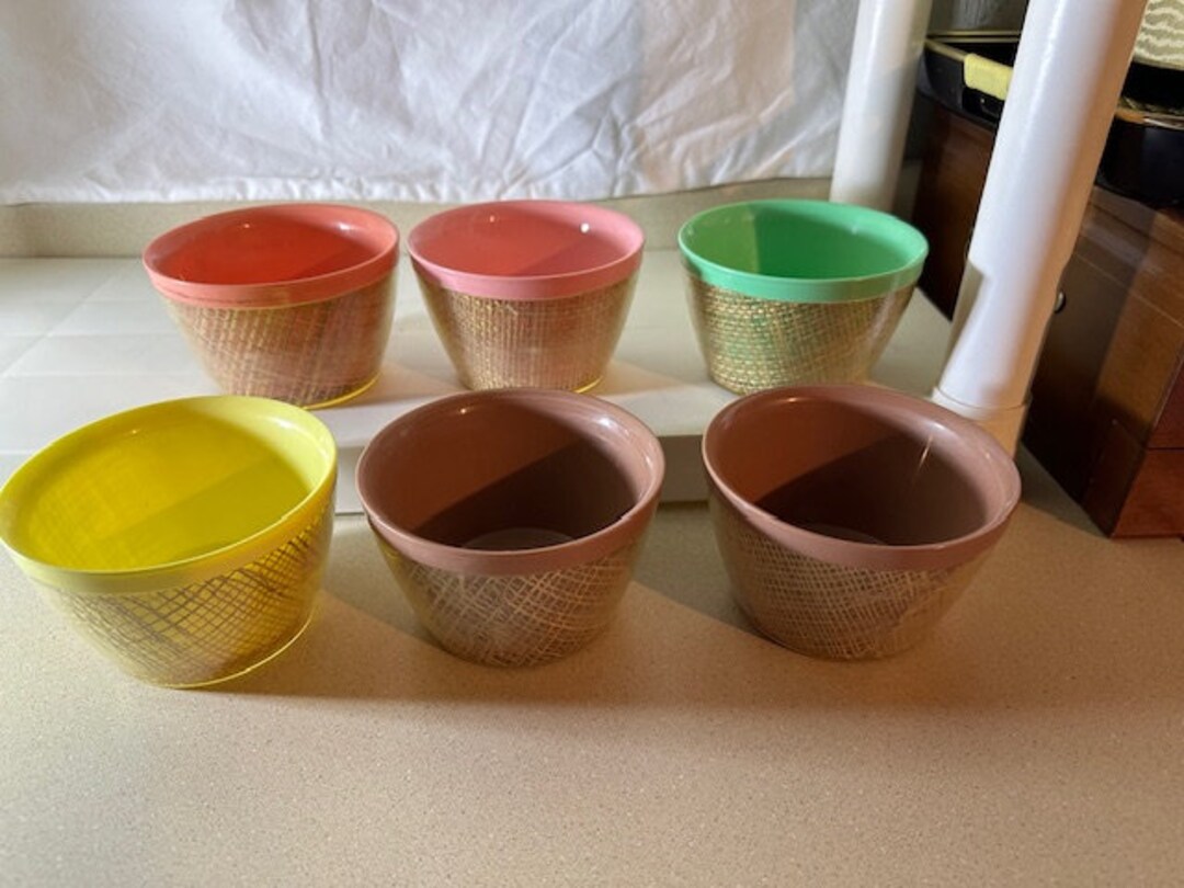 Raffia Burlap Bowls - Etsy