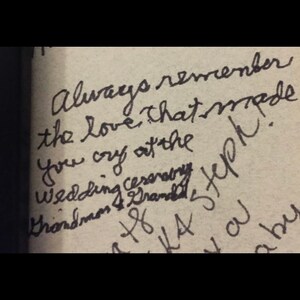 Custom 3D Handwritten Sign - Handwriting- Rustic - Remembrance - Letter ...