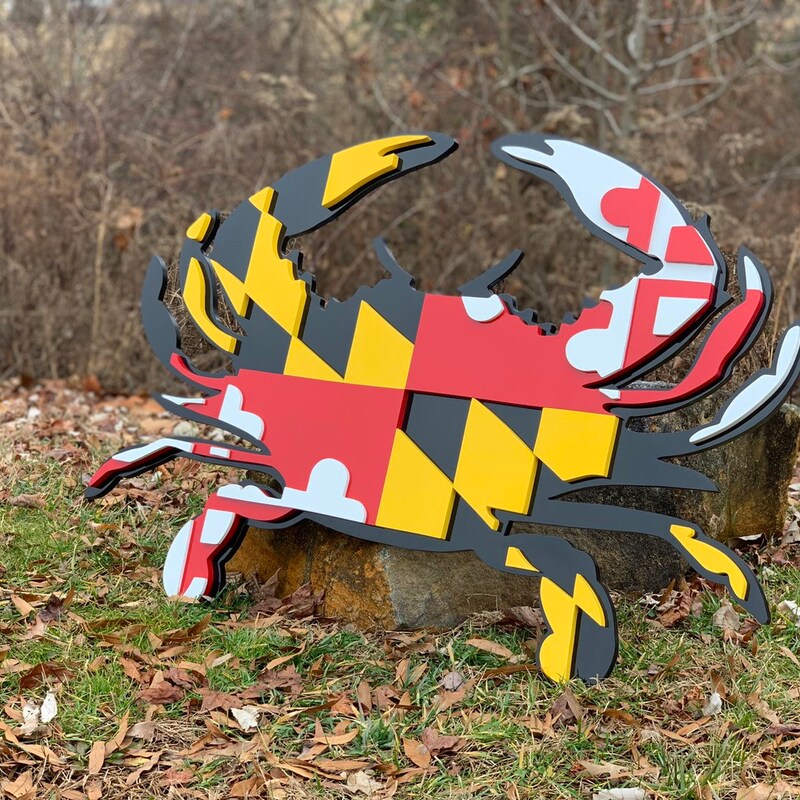 Crab Flag - Etsy