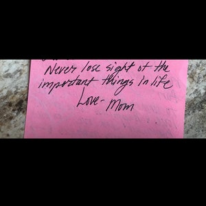 Custom 3D Handwritten Sign - Handwriting- Rustic - Remembrance - Letter ...