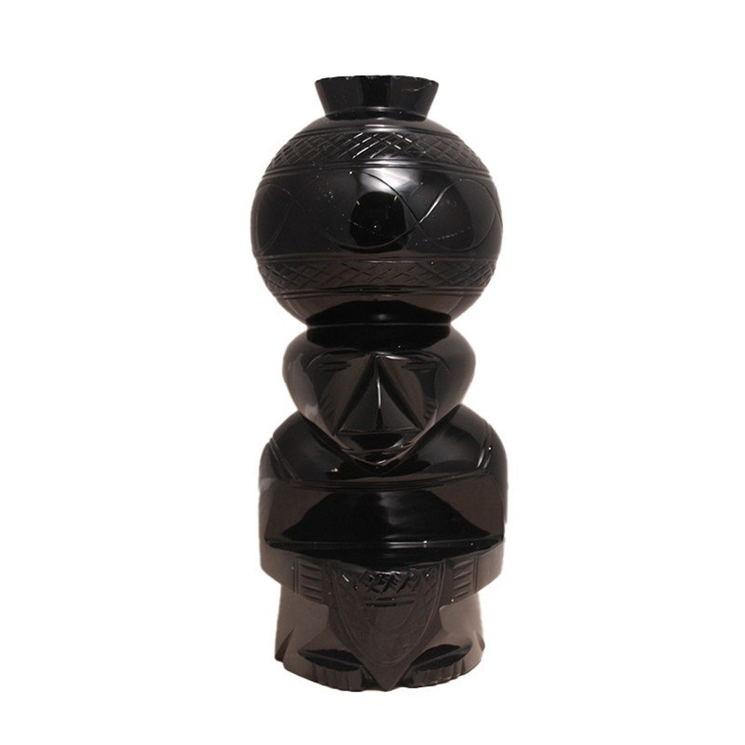 Black Obsidian Sculpture: Woman Carrying a Jar - Etsy