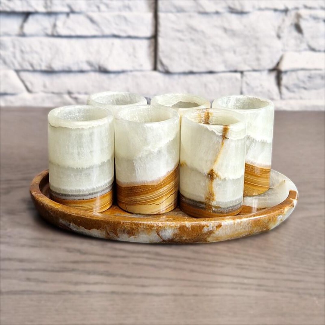 Natural Stone Digestive Set - Etsy