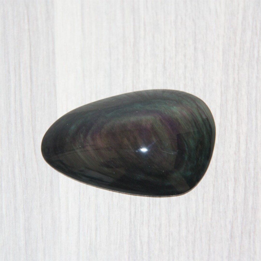 Manto Huichol Obsidian Pebble rainbow Variety RARE - Etsy