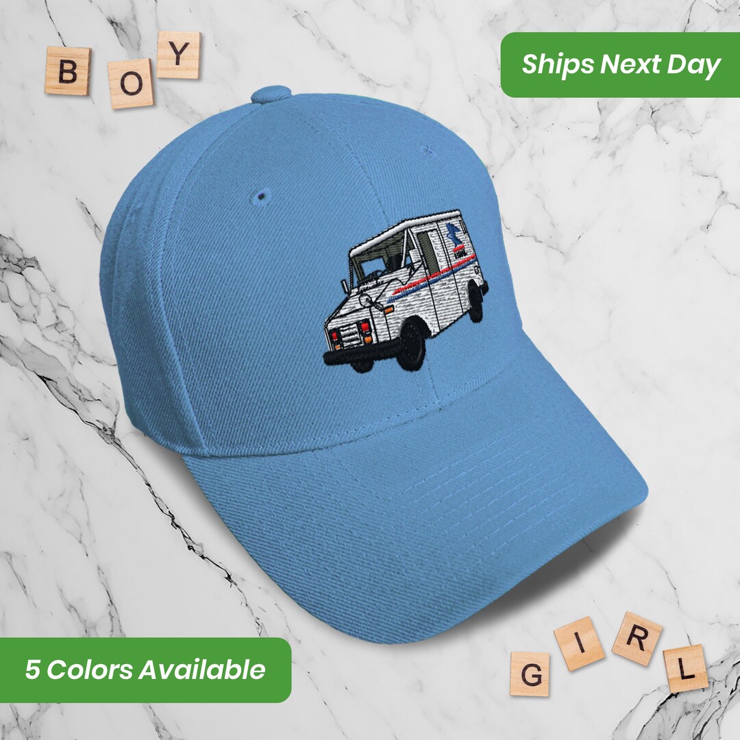 Kids Toddler Baseball Cap Mail Truck Embroidery Acrylique Boys Caps ...