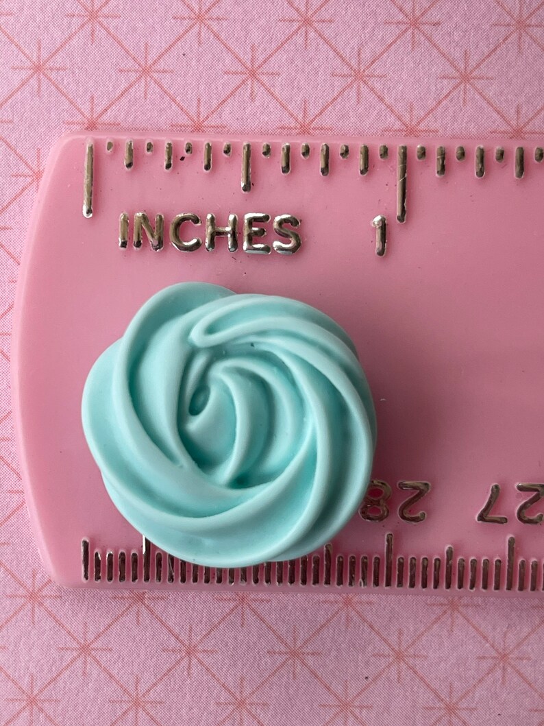 Fake Light Blue Rose Icing Fake Cake Rosette Fake Frosting - Etsy