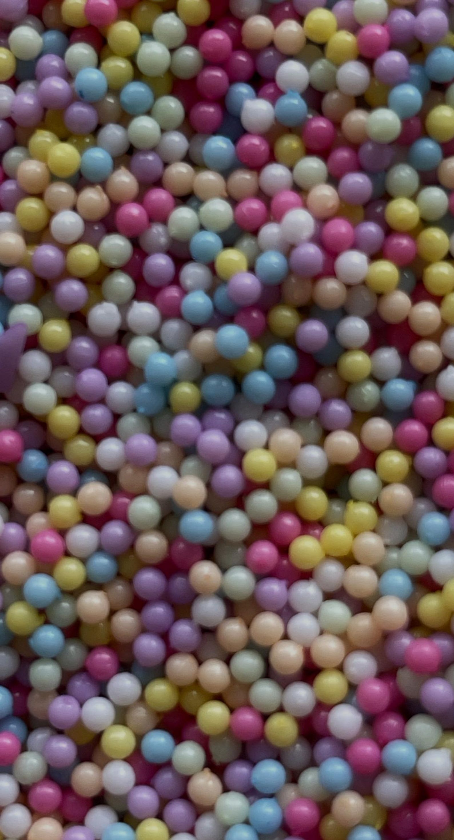 Fake Nonpareils Sprinkles |pastel Fake Sprinkles | No Hole Pastel Beads ...