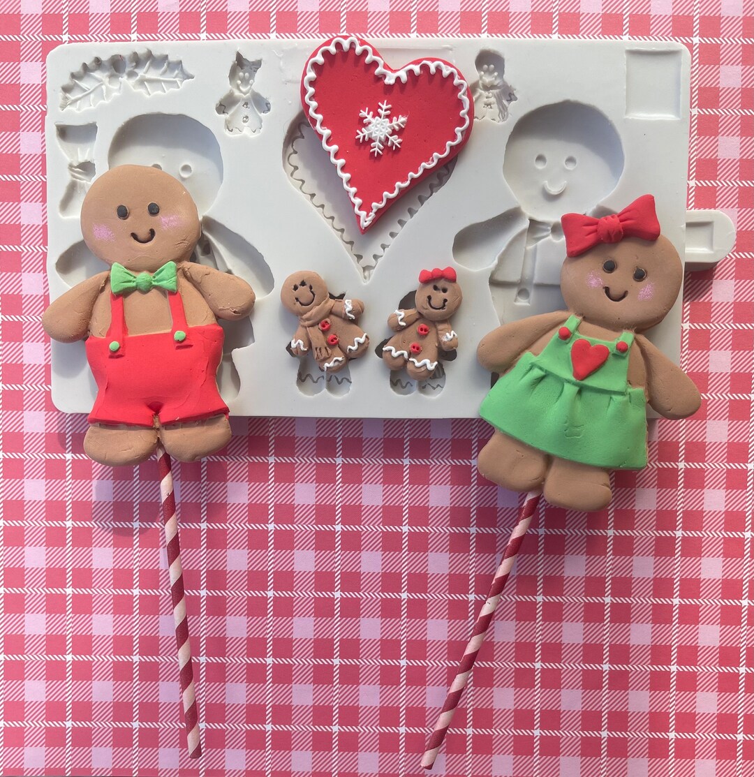 Gingerbread House Silicone Mold | Gingerbread Mold | Christmas Mold - Etsy
