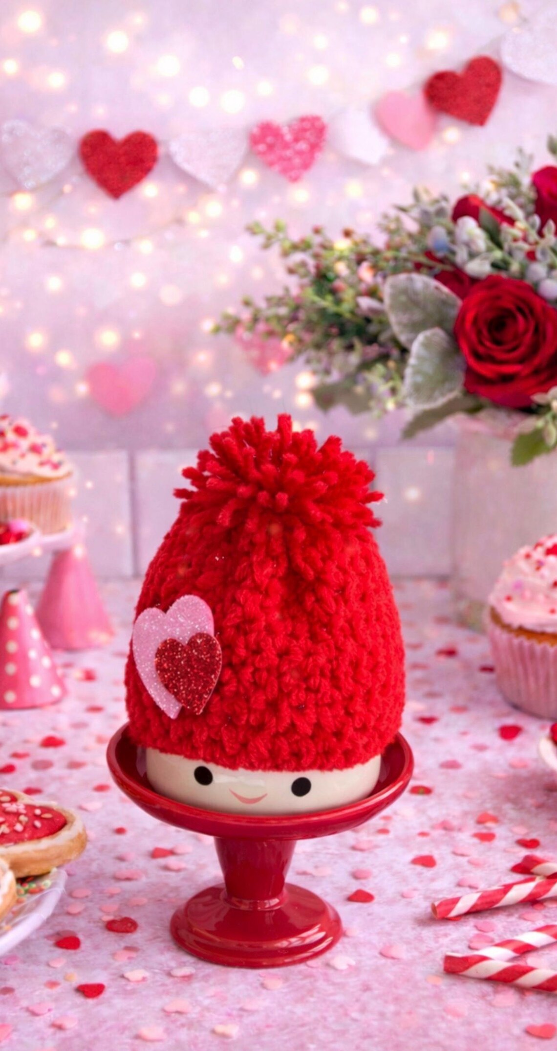 Valentine’s Day Marshmallow Hat | Kiss Marshmallow Hat | Valentine’s ...