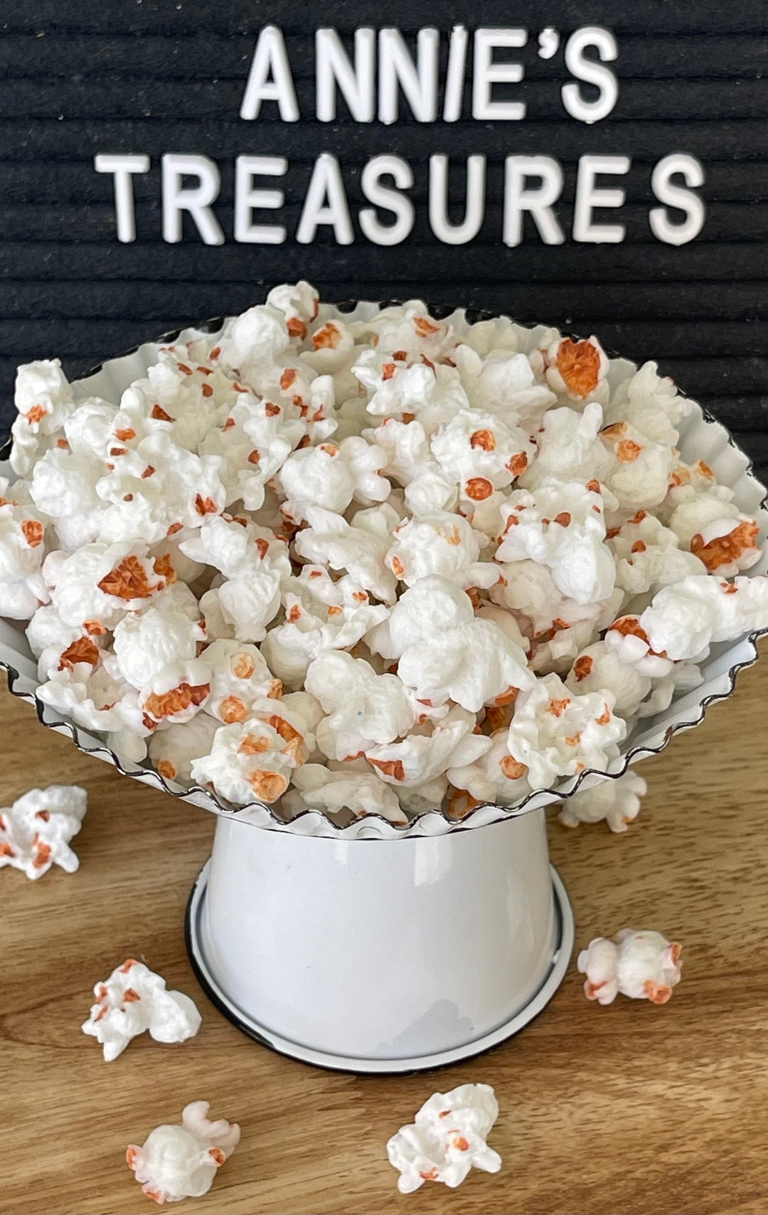 Fake Popcorn | Realistic Popcorn | Movie Room Prop | Resin Popcorn ...