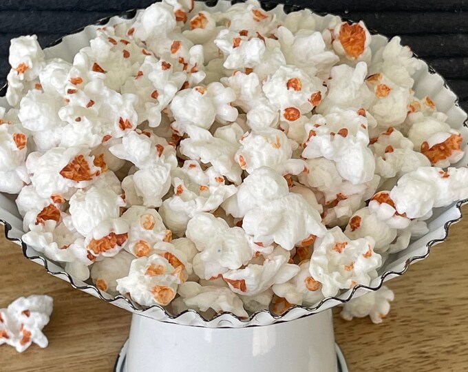 FAKE POPCORN, Butter Colored Faux Popcorn, Popcorn Add-on for Decoden ...